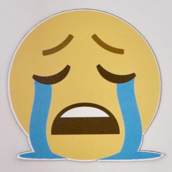 Crying Emoticon Face