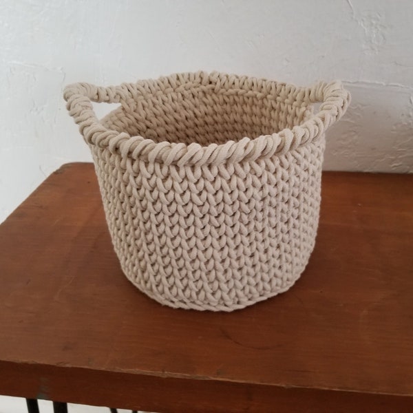 Cotton Cord Basket - Etsy