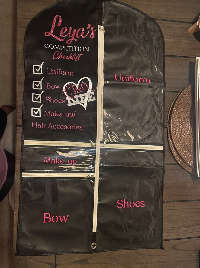 BACK IN STOCK!! Personalized Cheer Competition Garment Bags, Dance ...