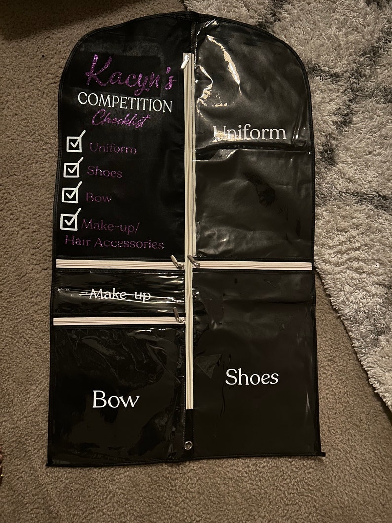 BACK IN STOCK!! Personalized Cheer Competition Garment Bags, Dance ...