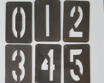 Metal Stencil Numbers - Etsy