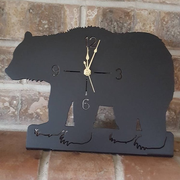 Rustic Desk Clock - Etsy