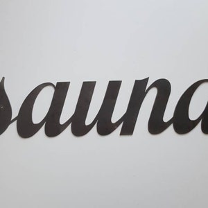Sauna Sign. Metal Sign. Metal Wall Decor. Sauna. Sauna Decor. Home ...