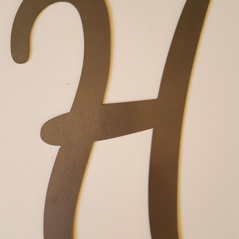Metal Letter H - Etsy