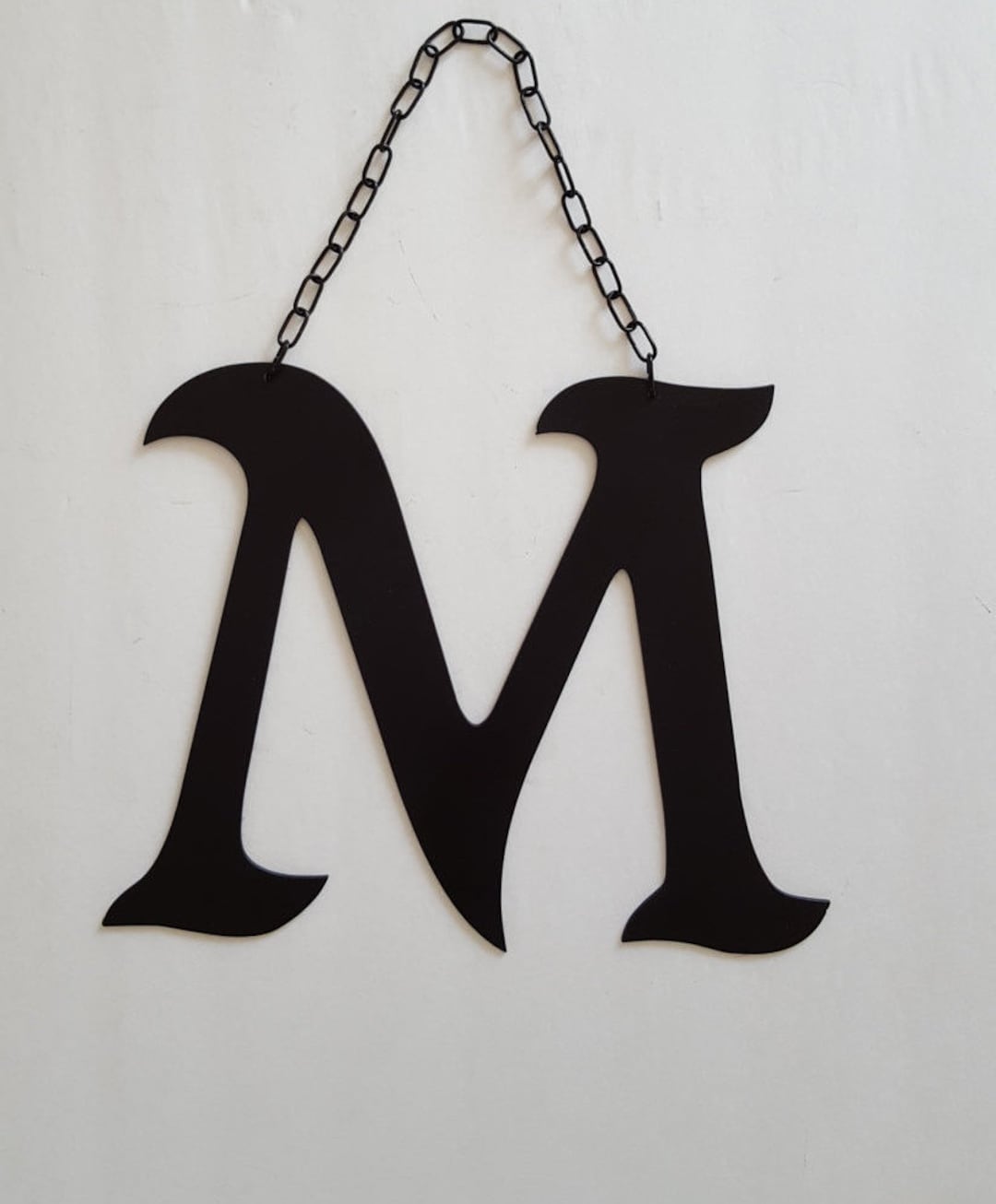Letter M. Black M. Large Metal M. Metal Letter M. Wedding Decor. Home ...