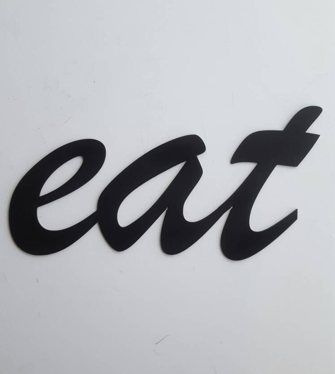 Metal Wall Decor. Metal Eat Sign. Eat. Metal Word Art. Shelf - Etsy