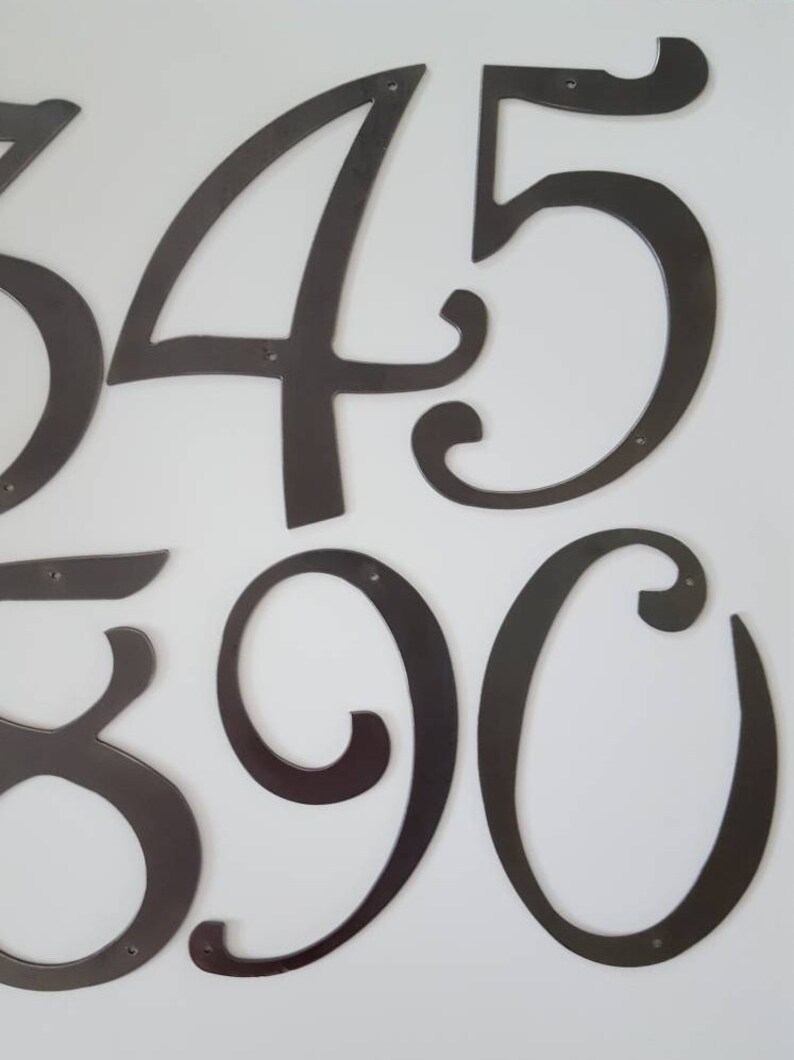 House Numbers & Letters. 8" Metal House Numbers and Letters. Large ...