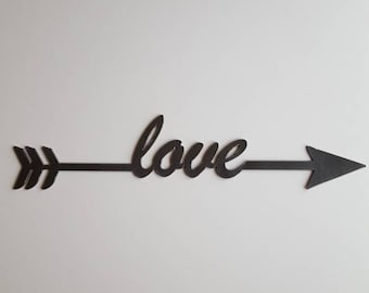 Love Metal Sign | Etsy