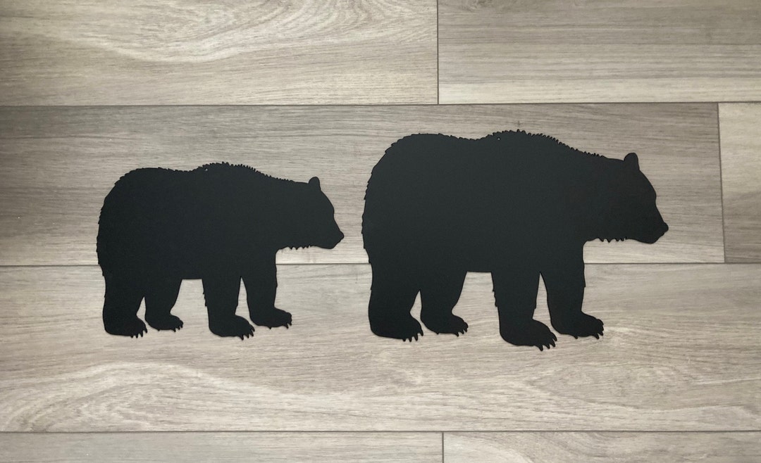 Bear Metal Wall Art. Bear Metal Decor. Wildlife Decor. Metal Bear Decor ...