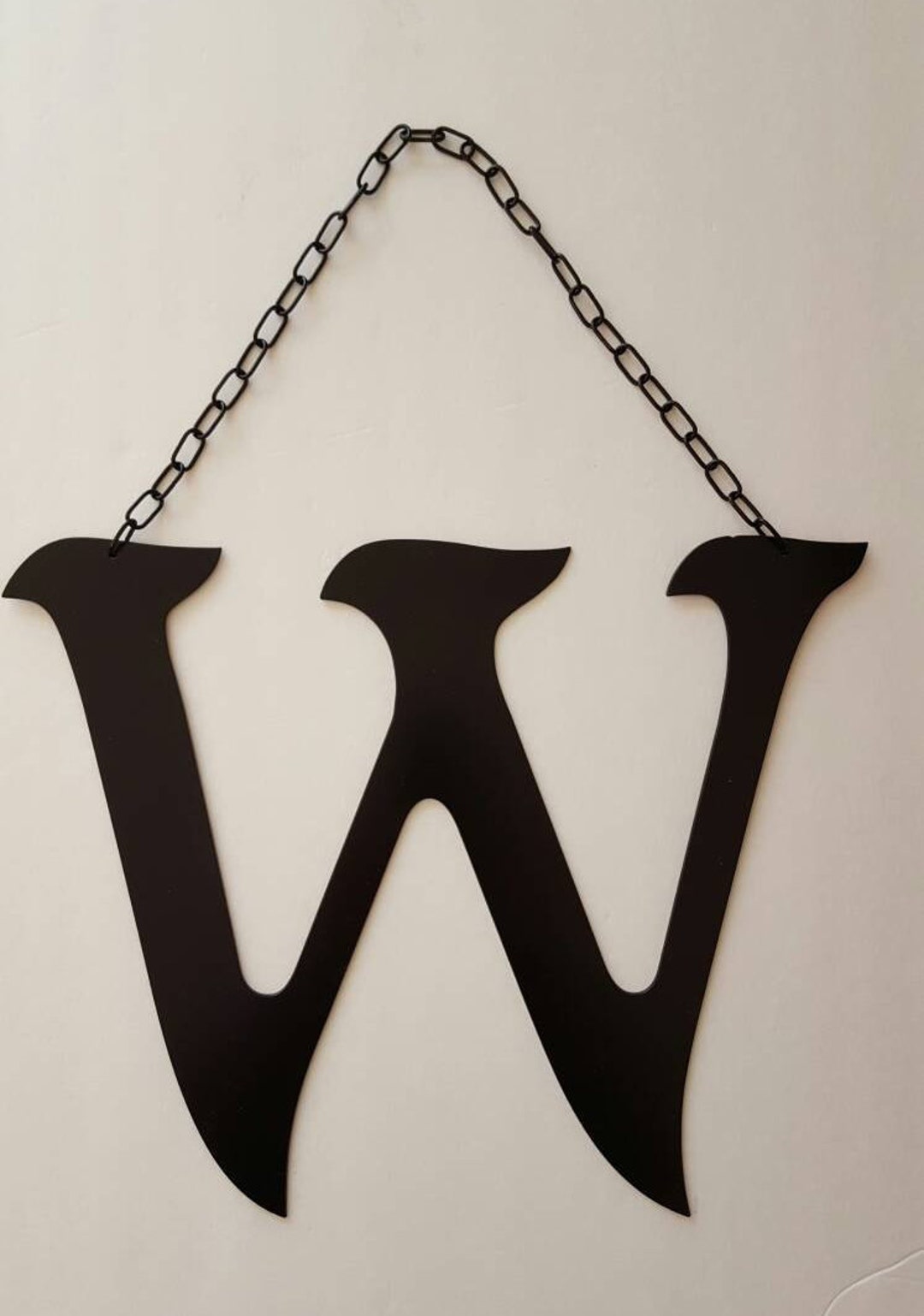 Letter W Metal Home Decor. Black Metal W. Home, Office Decor. Wedding ...