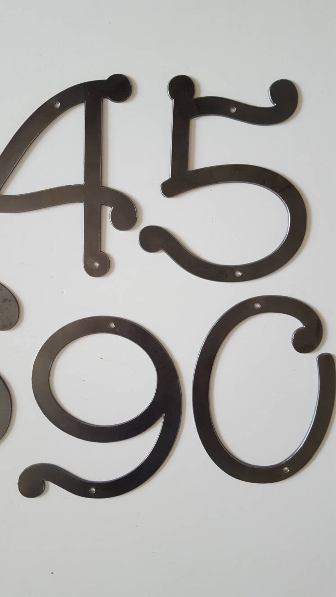 8 Inch House Numbers. Large House Numbers. 8 Inch Metal House | Etsy