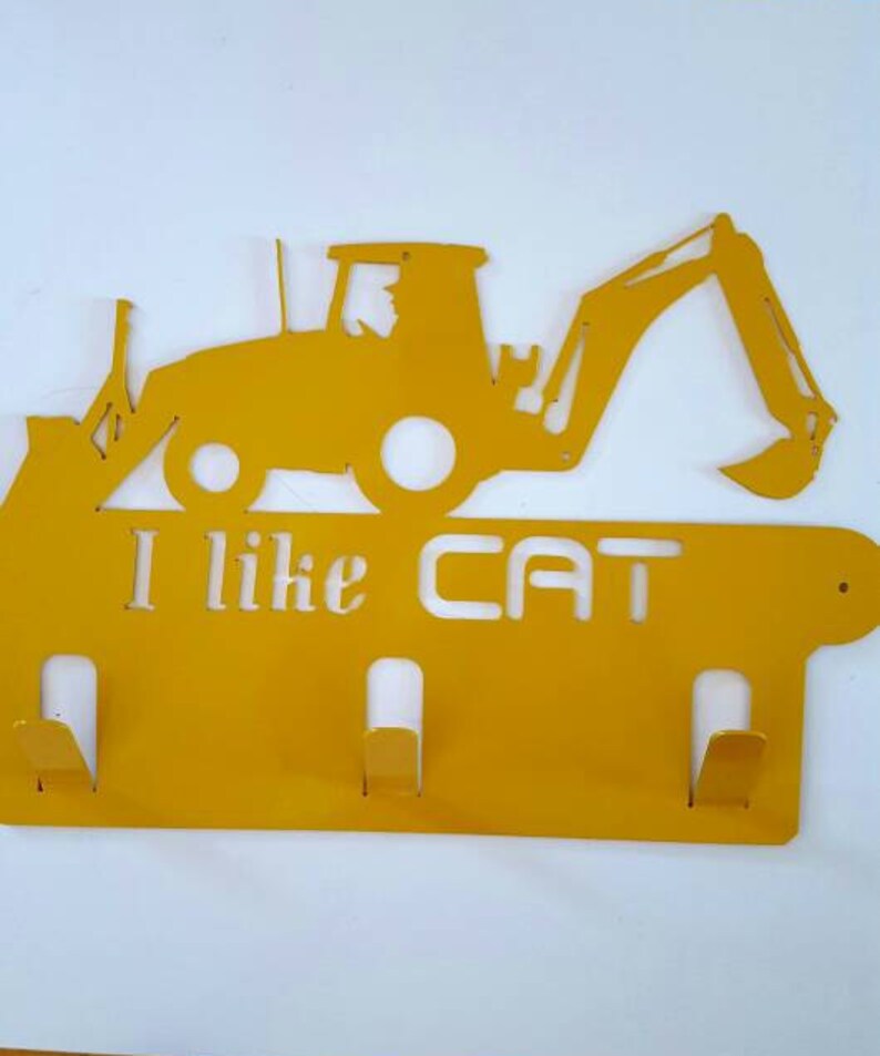 Backhoe. Metal Wall Art. Metal Wall Decor. Metal Backhoe. | Etsy