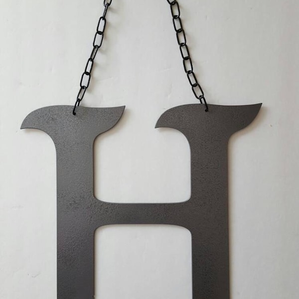 Metal Letter H - Etsy