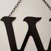 Letter W Metal Home Decor. Black Metal W. Home, Office Decor. Wedding ...