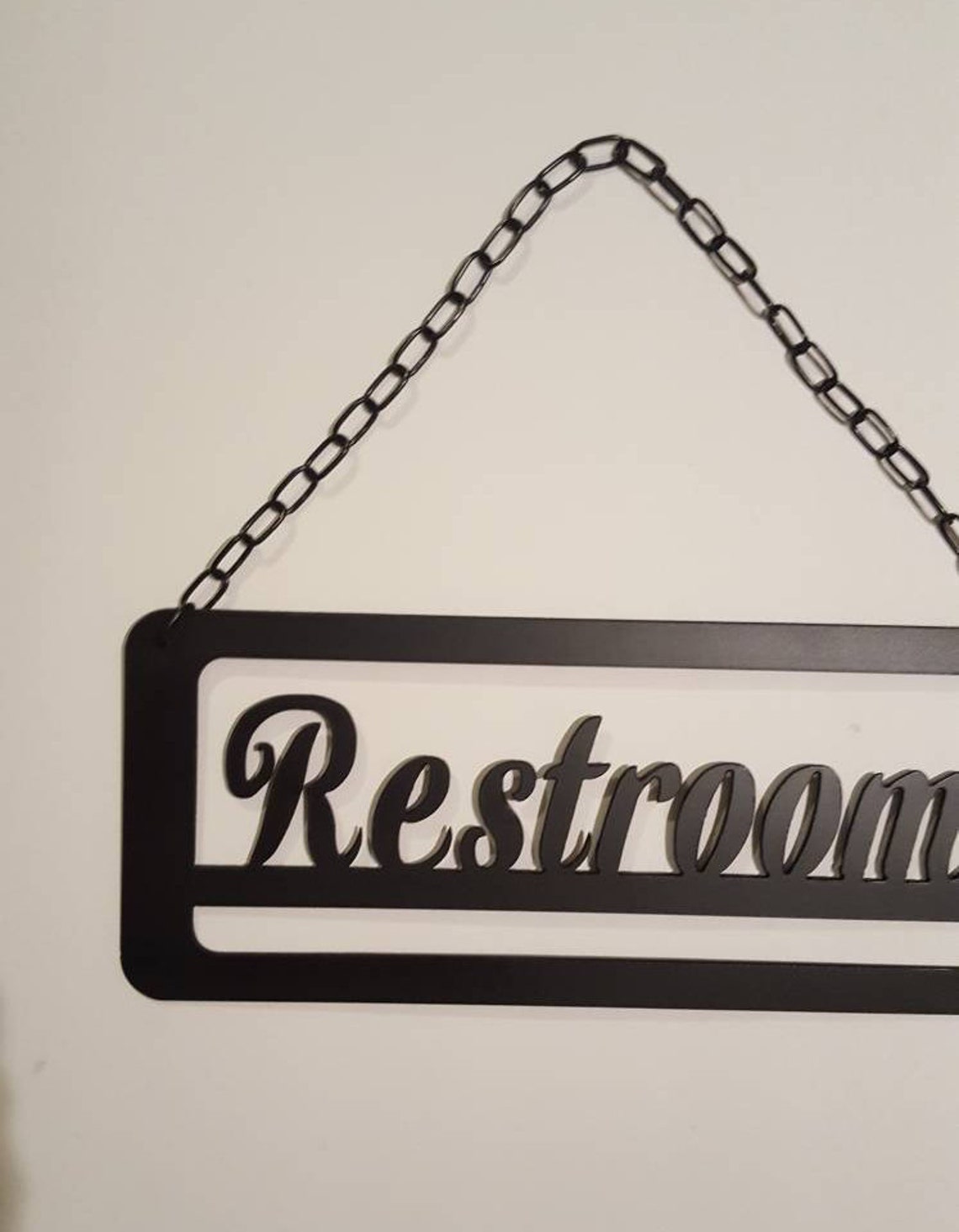 Metal Wall Art. Restroom Sign. Metal Restroom. Bathroom Sign. - Etsy