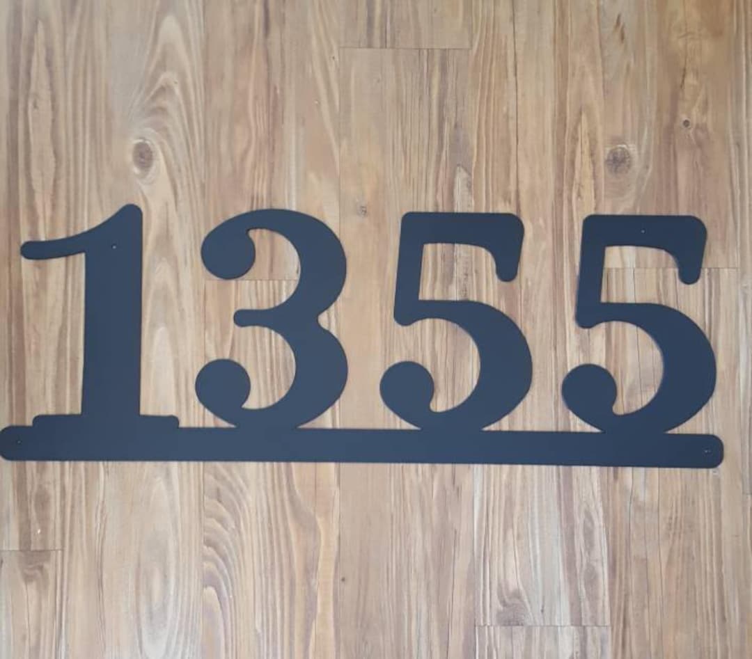 House Numbers. Large Metal House Numbers. 2, 3, 4, or 5 Numbers ...