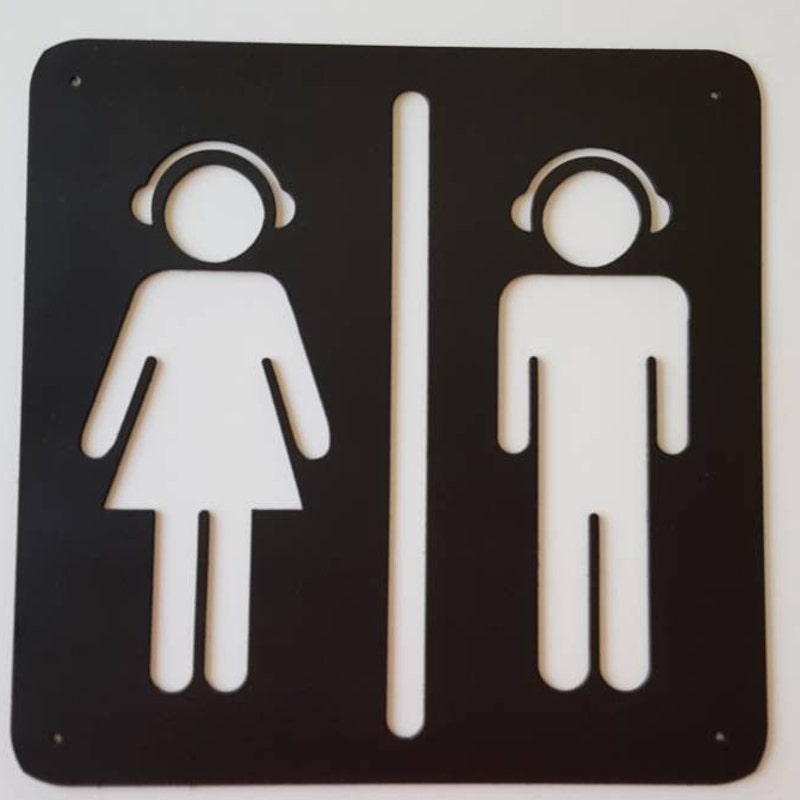 Girls Bathroom Sign - Etsy