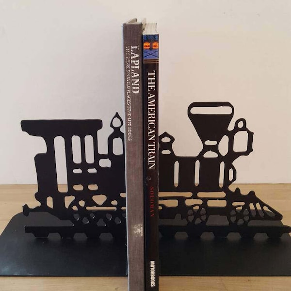 Train Bookends - Etsy