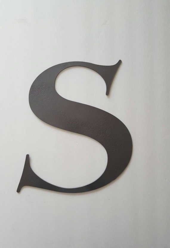 S. Large Metal S. Letter S Metal Home Decor. Metal Wall Art. | Etsy