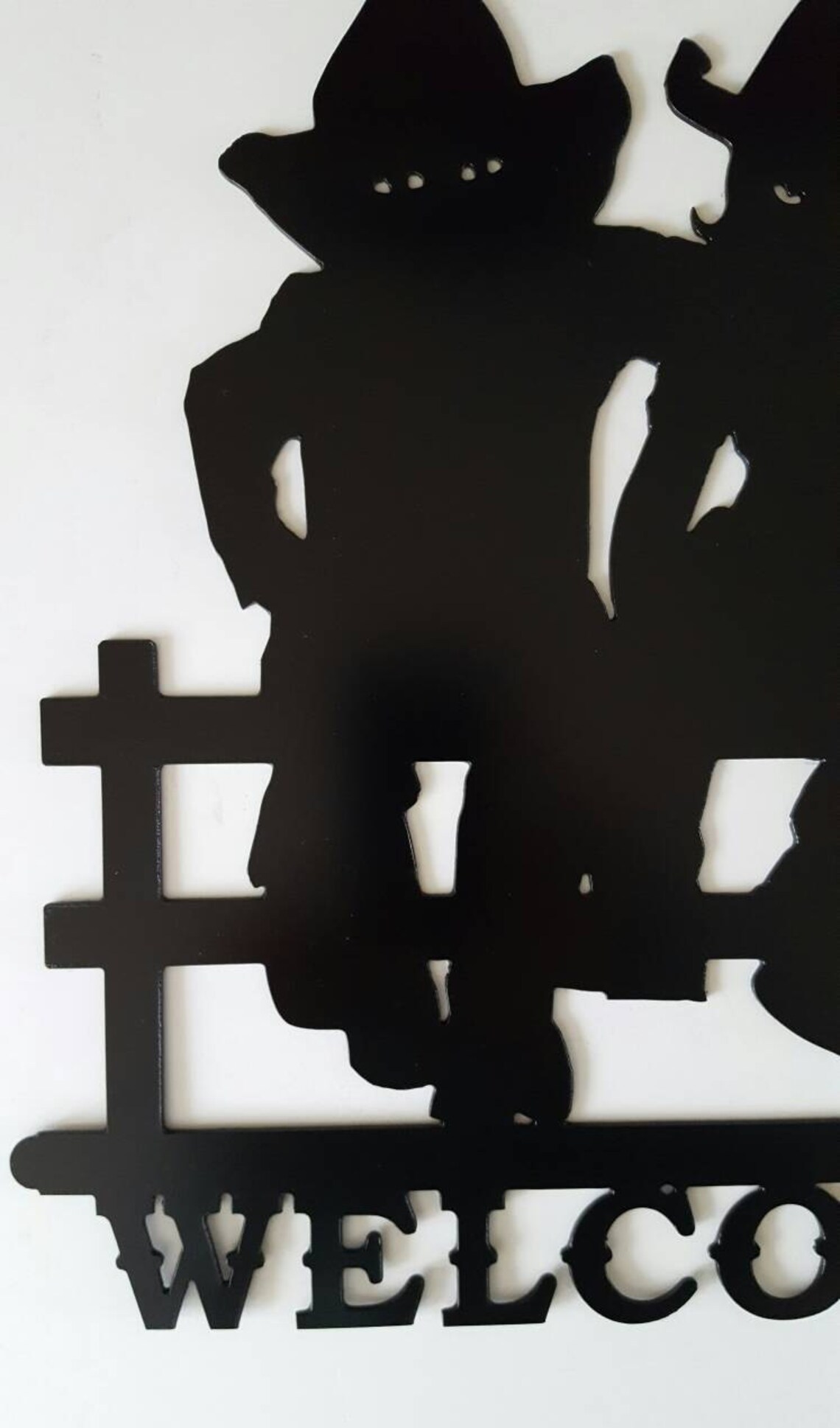 Metal Wall Art. Cowboy. Cowgirl. Welcome Sign. Cowboy Welcome | Etsy