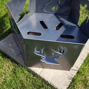 Fire Pit. Wildlife Fire Pit. Nature Fire Pit. Metal Decor. Yard Decor ...