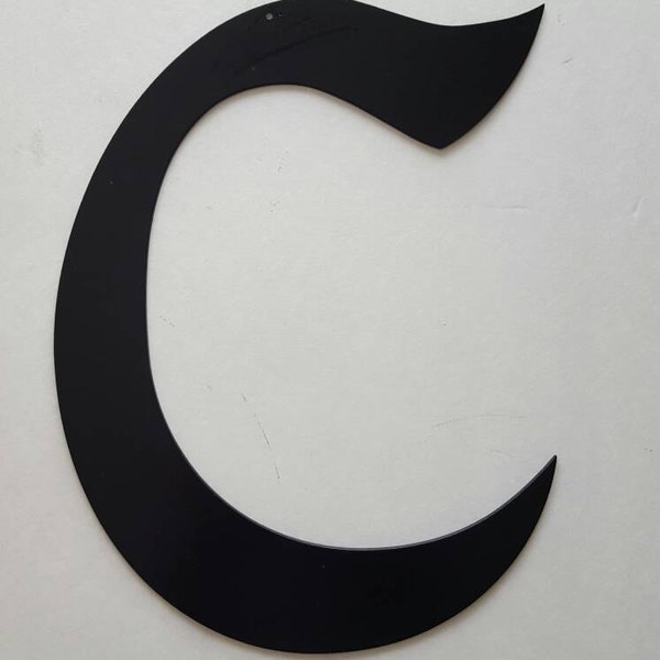 Metal Letter C - Etsy