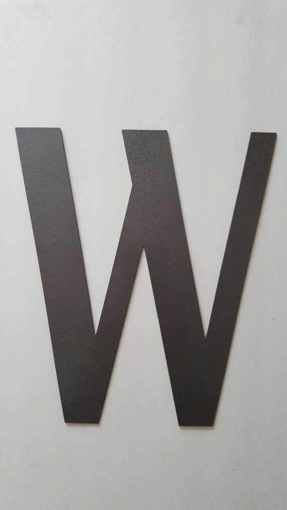 Letter W Metal Home Decor. Shelf Decor. For Home or Office | Etsy