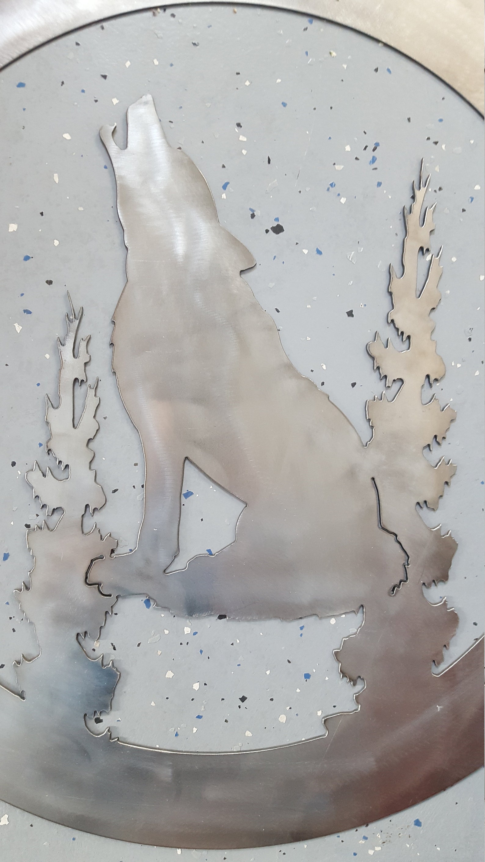 Metal Wall Art. Wolf Wall Art. Wolf Metal Art. Metal Art - Etsy