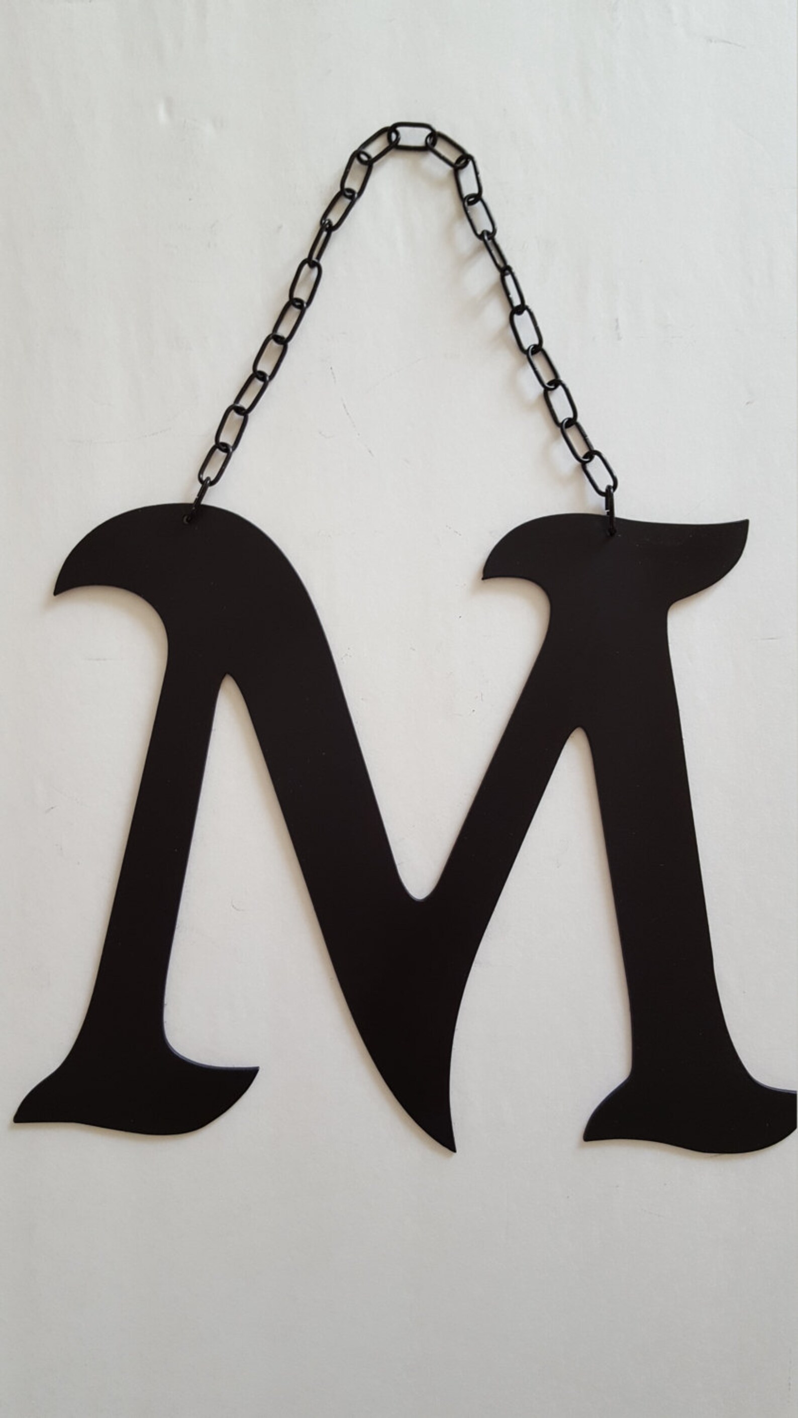 Letter M. Black M. Large Metal M. Metal Letter M. Wedding Decor. Home ...