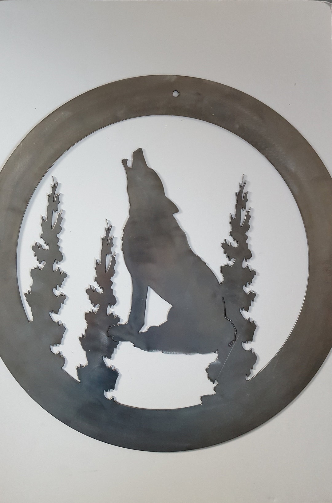 Metal Wall Art. Wolf Wall Art. Wolf Metal Art. Metal Art Decor. Howling ...