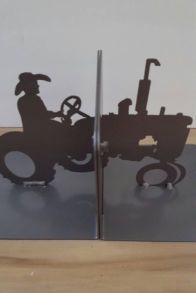 Tractor Bookends. Farming Bookends. Farming Decor. Home Decor. Rustic ...
