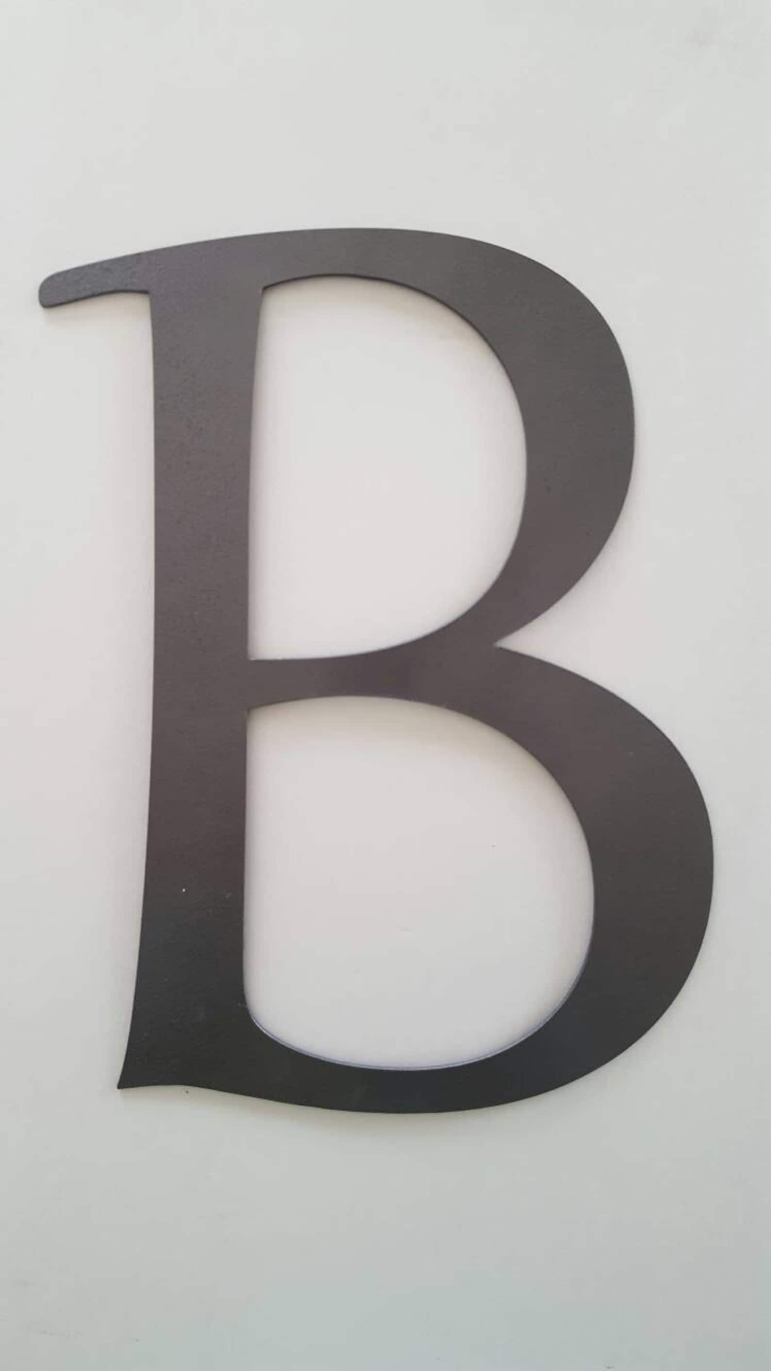 Letter B .wall Art. Metal Art. Metal Letter B. Metal Decor. - Etsy