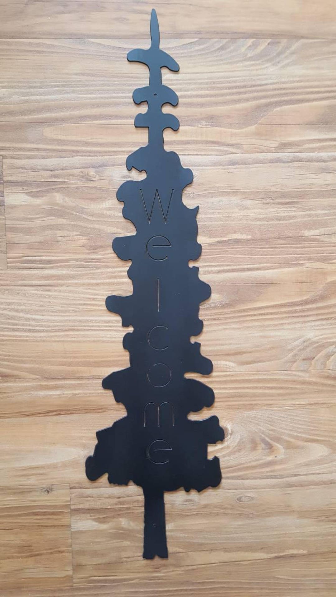 Tree Welcome Sign. Metal Wall Art. Metal Welcome Sign. Metal Tree ...