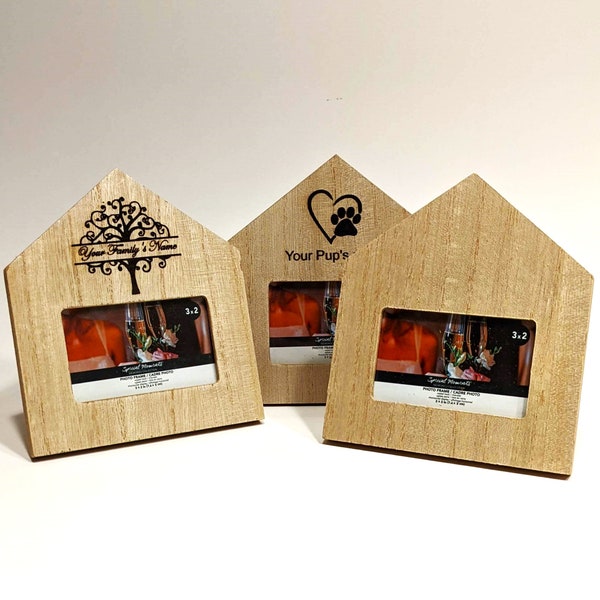 House Shaped Frame - Etsy