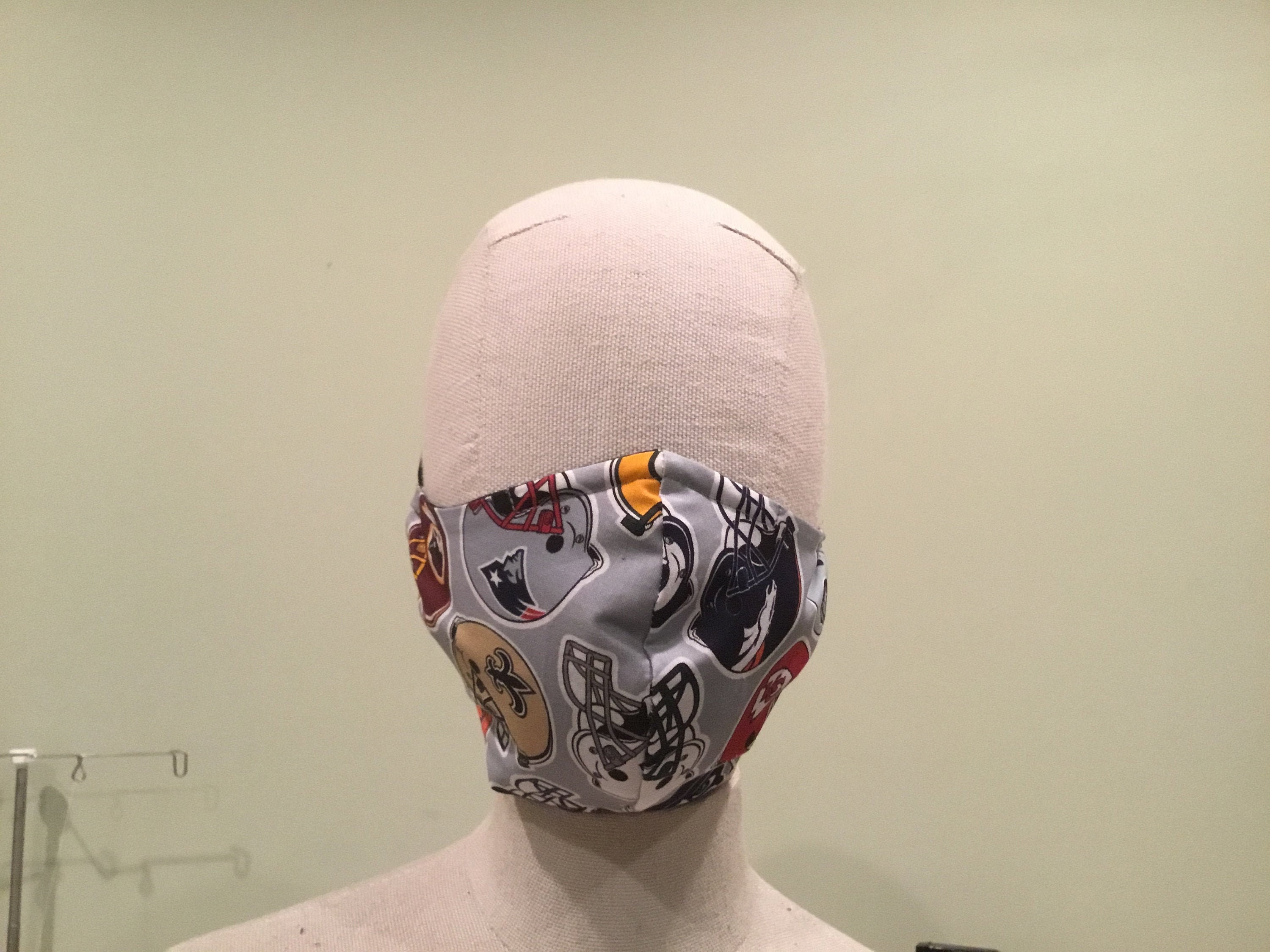 Máscara facial transpirable de doble capa con nariz con cable - Etsy España