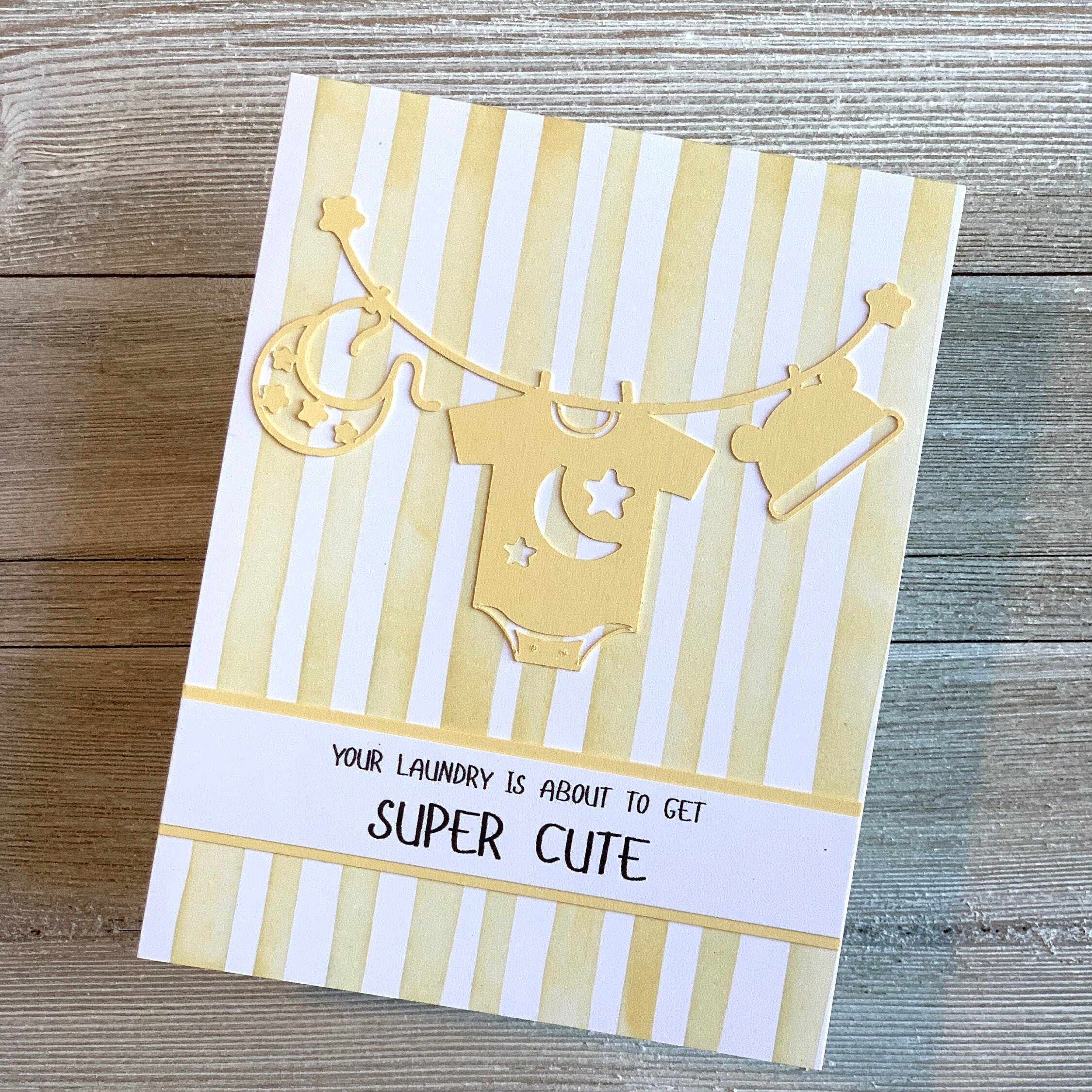Baby, Your Laundry is About to Get SUPER CUTE Card - Etsy