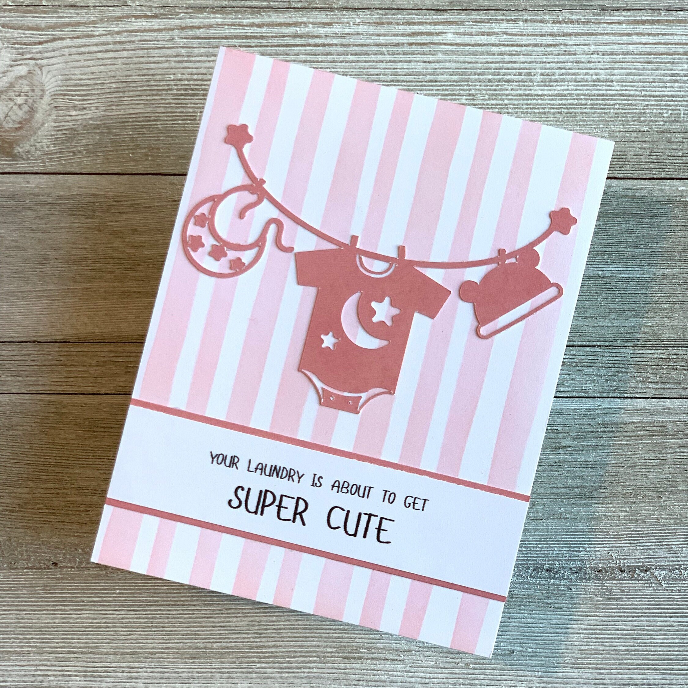 Baby, Your Laundry is About to Get SUPER CUTE Card - Etsy