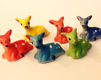 Reindeer figurine | Etsy