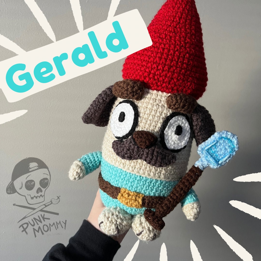 Pre- Sale Gerald - Hecuba Gnome From Bluey Bingo Handmade Gnome Dog ...