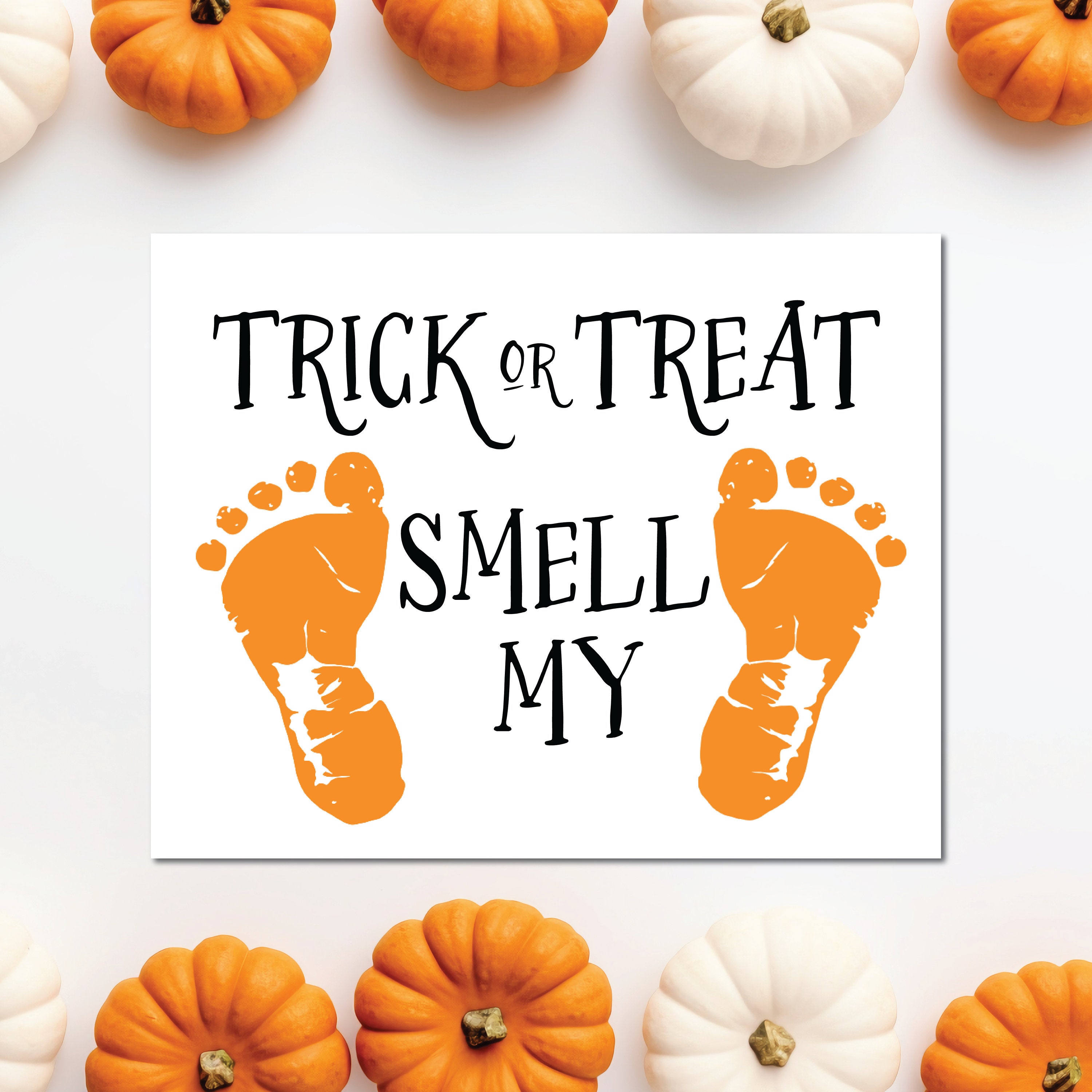 Halloween Handprint Footprint Craft, DIY Craft for Kids Art, Baby ...