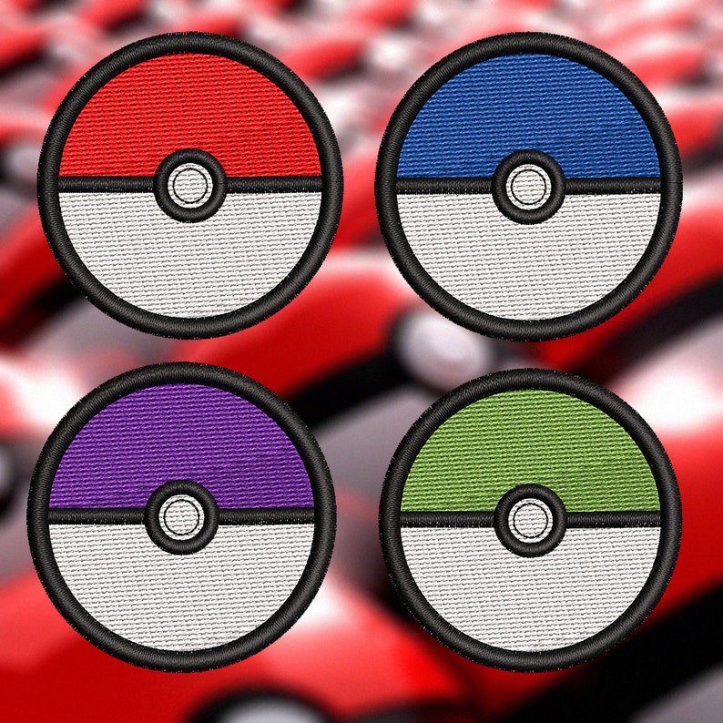 NEW! Pokeball Patch! (slight Redesign, Larger) - Etsy