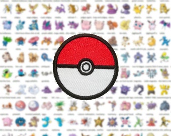 Pokeball Patches - Etsy