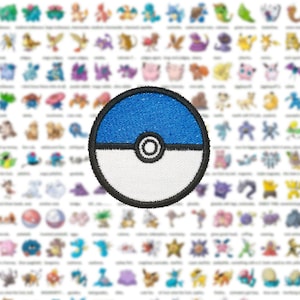 NEW! Pokeball Patch! (slight Redesign, Larger) - Etsy