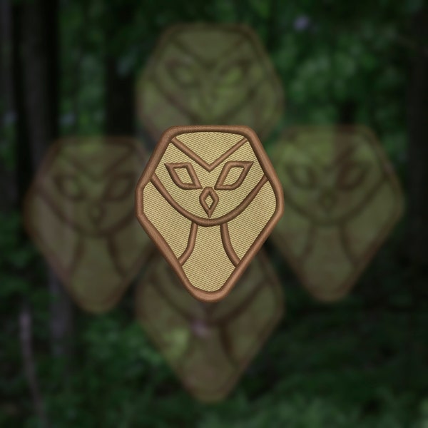 Owl Patch - Etsy