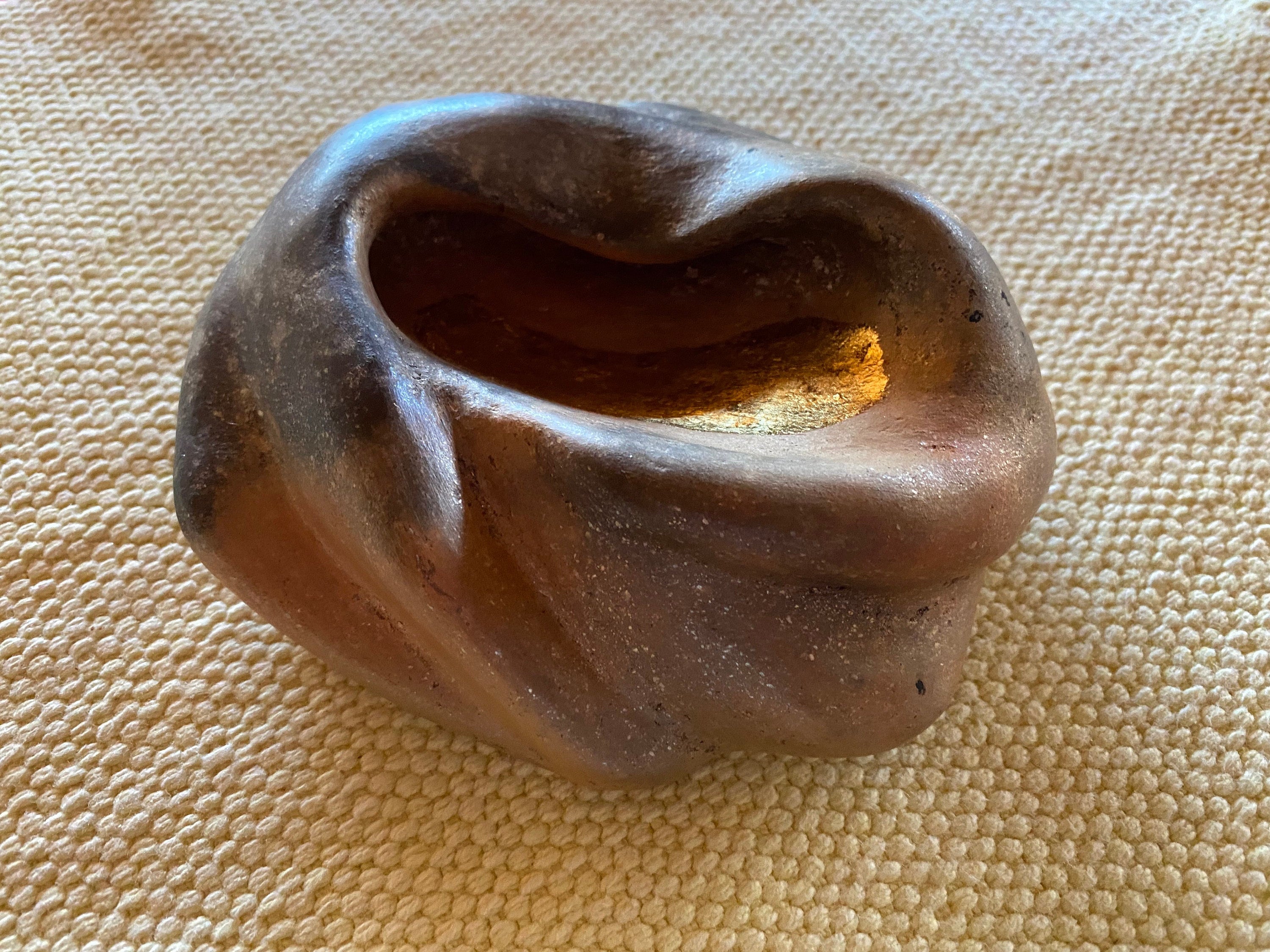 CONTEMPORARY CERAMIC ART: Micaceous Clay With Gold Leaf - Etsy