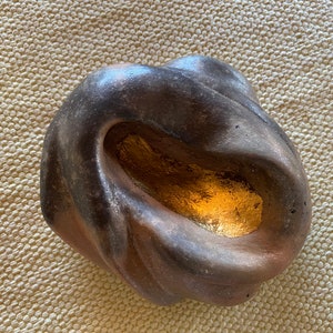 CONTEMPORARY CERAMIC ART: Micaceous Clay With Gold Leaf - Etsy