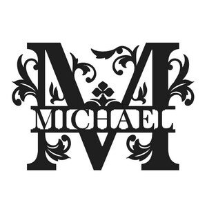 Large Family Initial Sign Last Name Sign Wall Hanging Weddings Photo ...