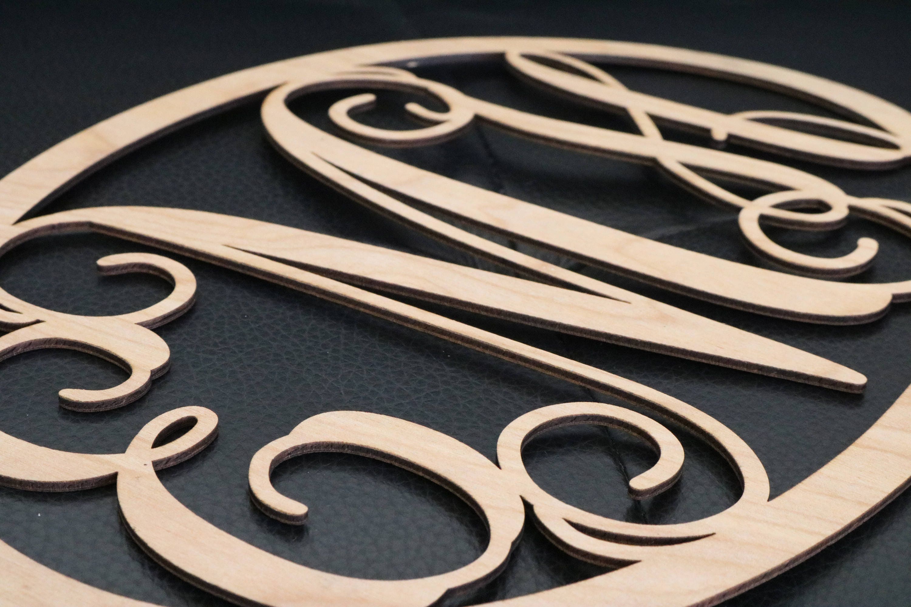 Large Metal Wood Monogram Sign Wall Hanging Weddings - Etsy