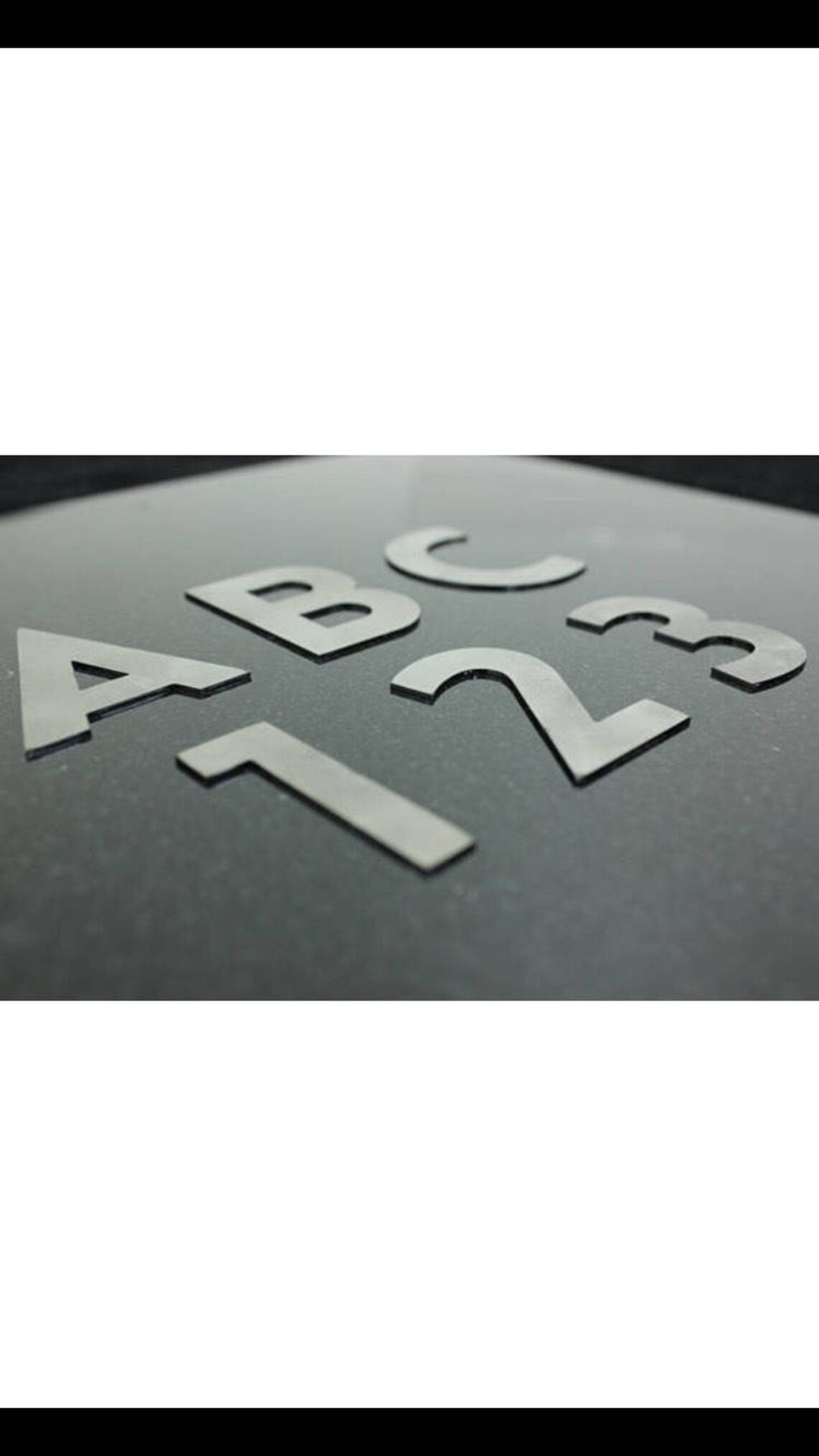 Metal Letters L Large Metal Letters Metal Numbers Custom - Etsy