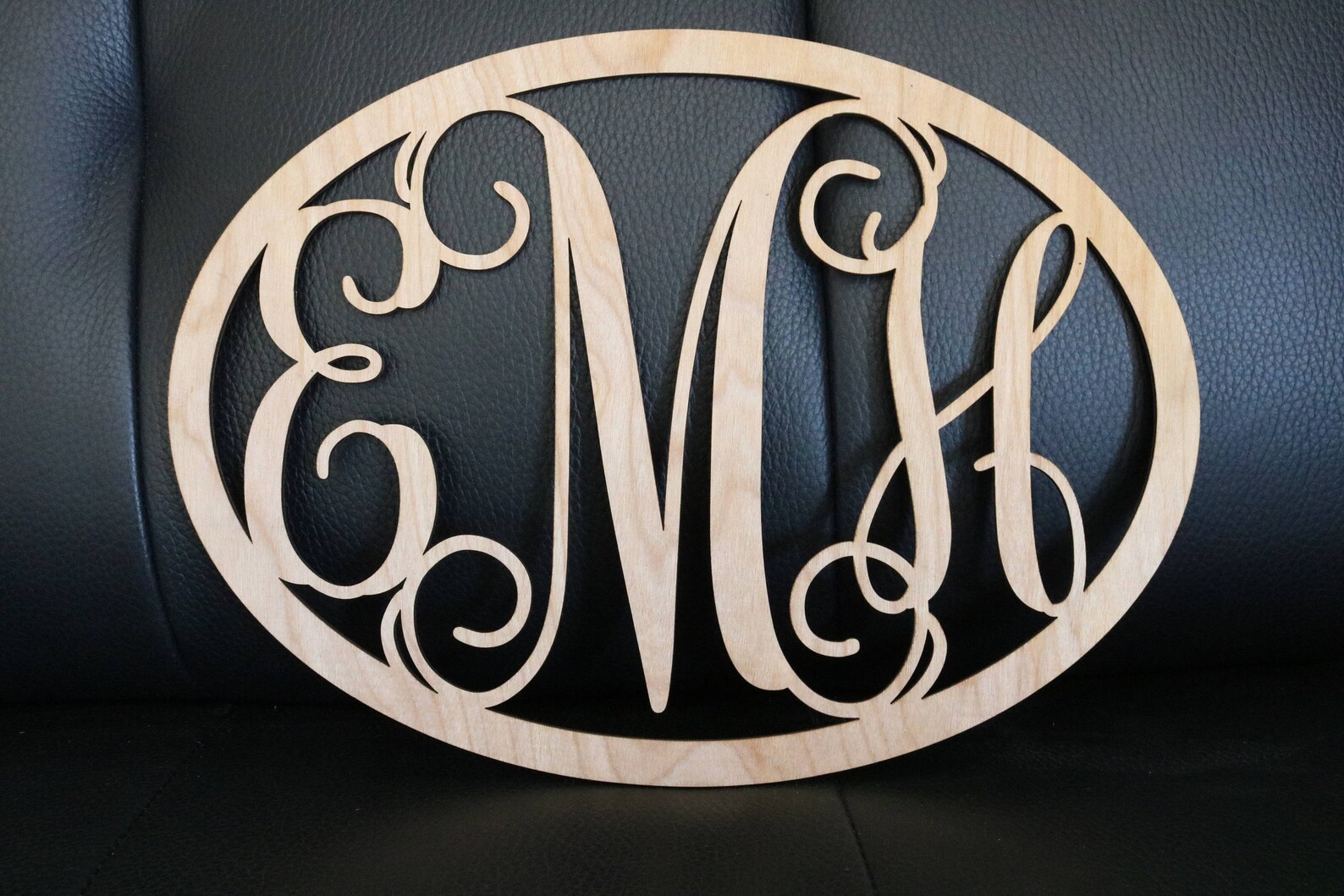 Large Metal Wood Monogram Sign Wall Hanging Weddings - Etsy